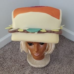 Krystal | Accessories | Rare Krystal Hamburger Hat Costume Piece | Poshmark